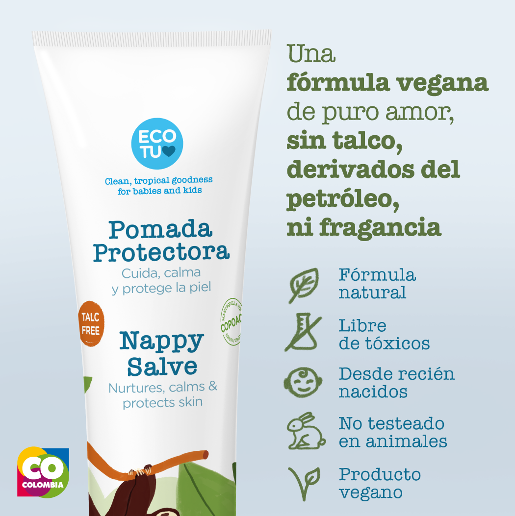 Pomada Protectora 60g – Ecotú: Cuidados naturales para bebés y niños